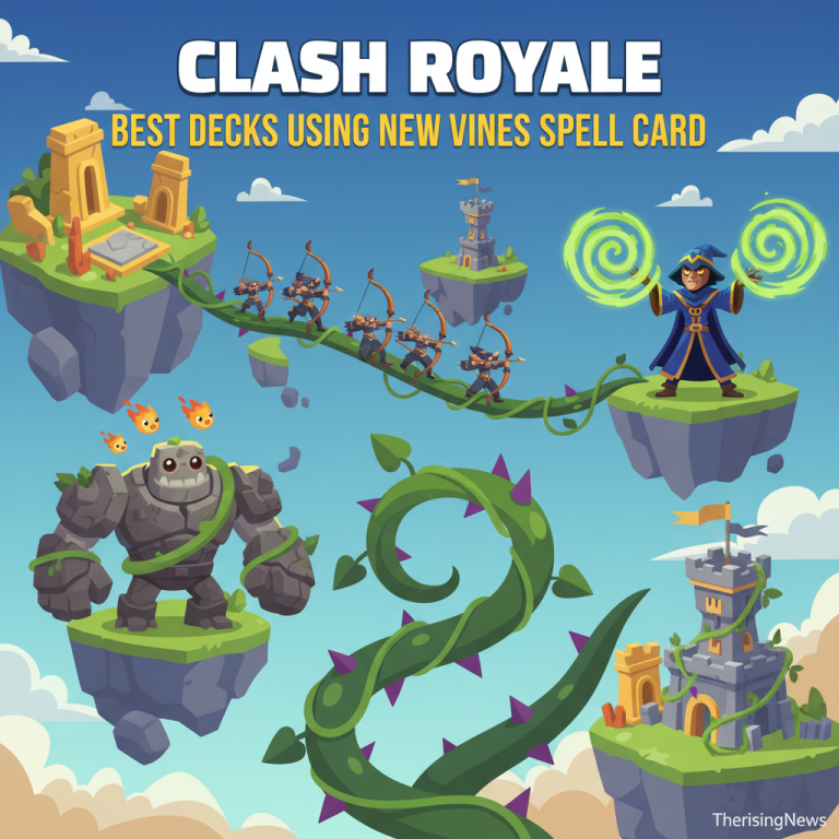 Clash Royale: Best Decks Using New Vines Spell Card