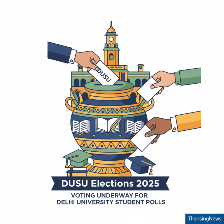 DUSU Elections 2025: Voting Underway for Delhi University Student Polls