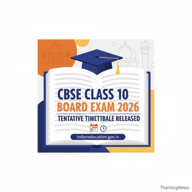 CBSE Class 10 Board Exam 2026 Tentative Timetable Released