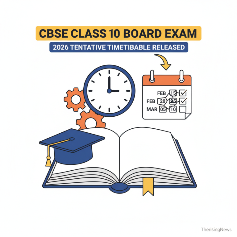 CBSE Class 10 Board Exam 2026 Tentative Timetable Released